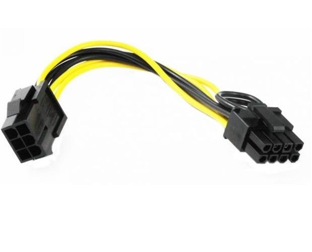 Pcie 8 Pin (6+2) Pci-e Ekran Kartı Power Güç Çevirici Dönüştürücü ...
