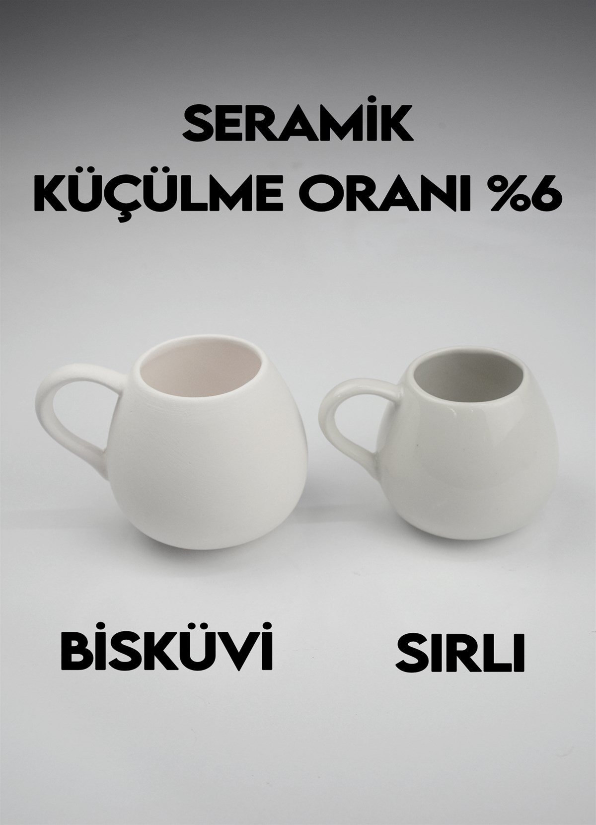 Damla Kupa Seramik Ham Bisküvi Ürün - Refsan