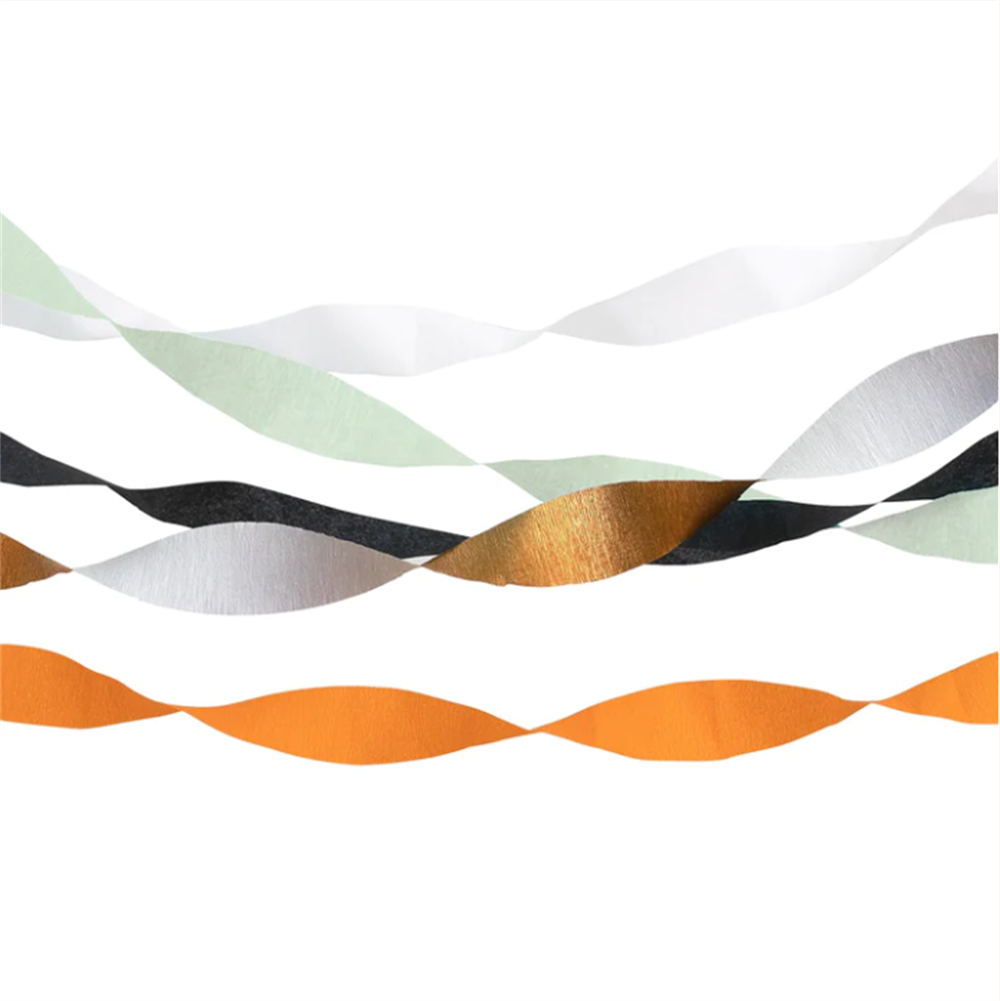 Meri Meri - Vintage Halloween Crepe Paper Streamers - Halloween Vintage Kağıt Şeritler Karavan ...