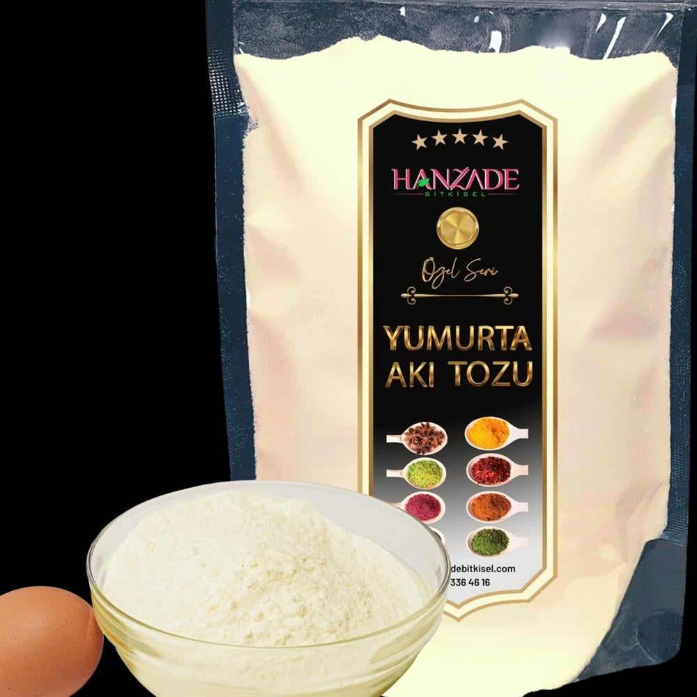 Hanzade Bitkisel Yumurta Akı Tozu Merenk Tozu