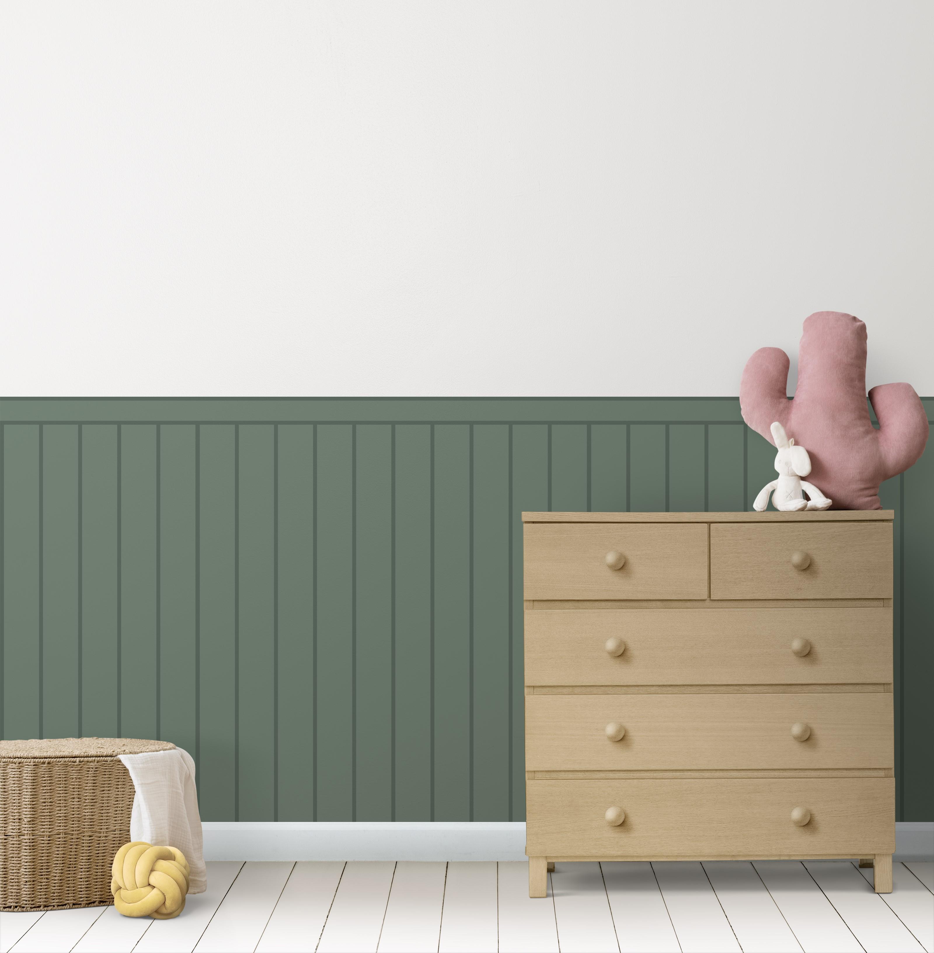 Panel Duvar Kaplama Folyosu PD-S11 YEŞİL İnce Çizgili Duvar Panel ...