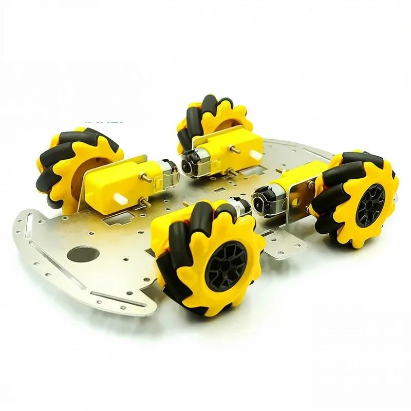 Mecanum Tekerlekli Alüminyum Robot Araba Kiti Satın Al Kompent.Com