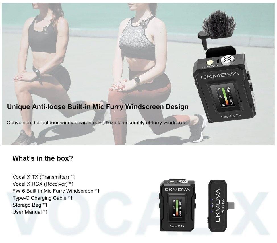 CKMOVA Vocal X V4 İki Mikrofonlu Set