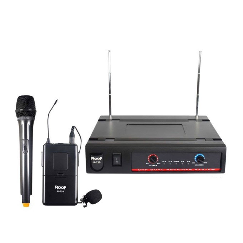 Roof R-720EY 1 El 1 Yaka Telsiz Mikrofon