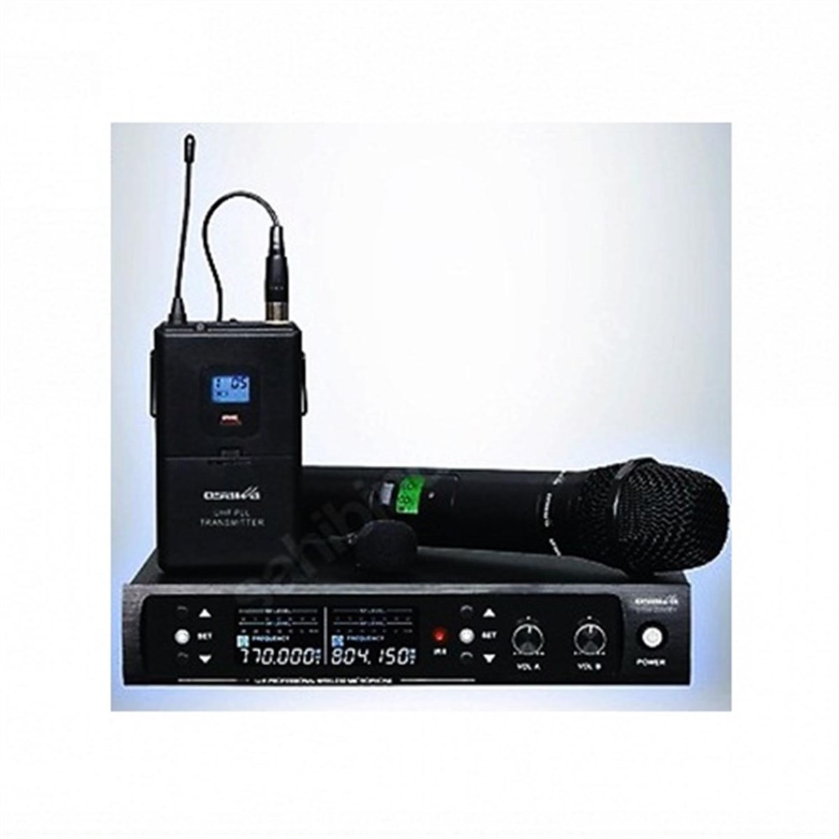 Dexun D-550EY EL ve Yaka Tipi Uhf Telsiz Kablosuz Mikrofon