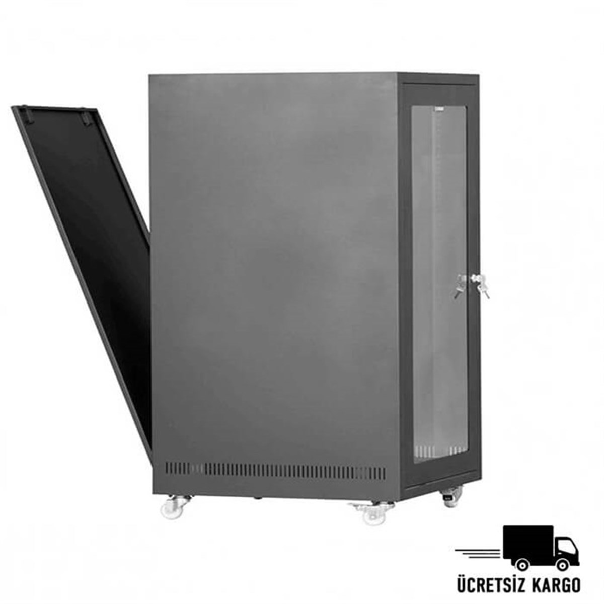 Lastvoice 19 Tekerlekli 12U Rack Kabinet