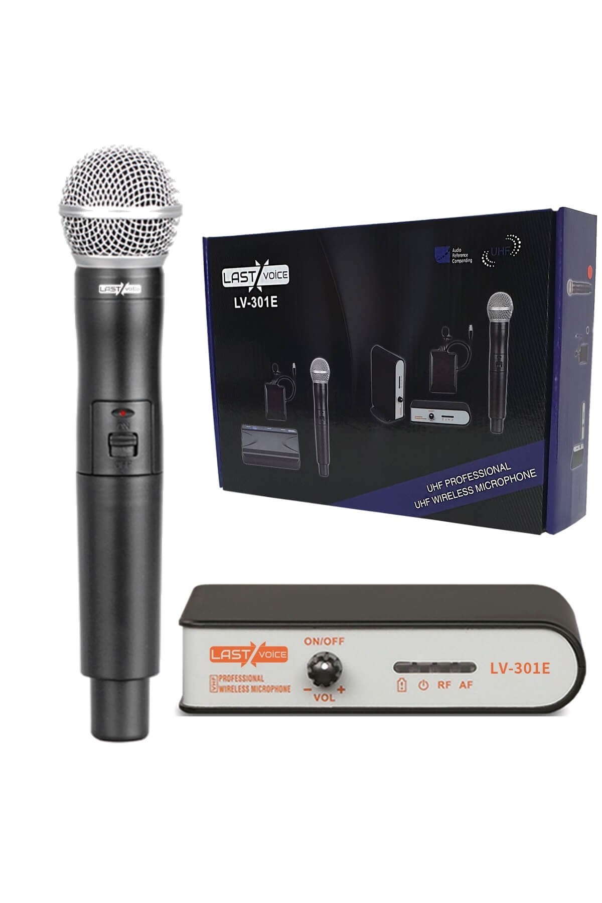 Lastvoice Lv-301E UHF Telsiz Kablosuz EL Mikrofonu
