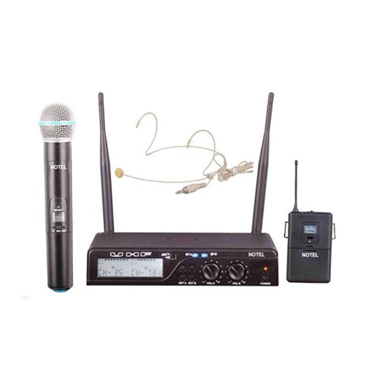 Notel Not 800EY EL ve Yaka Tipi Telsiz Kablosuz Mikrofon