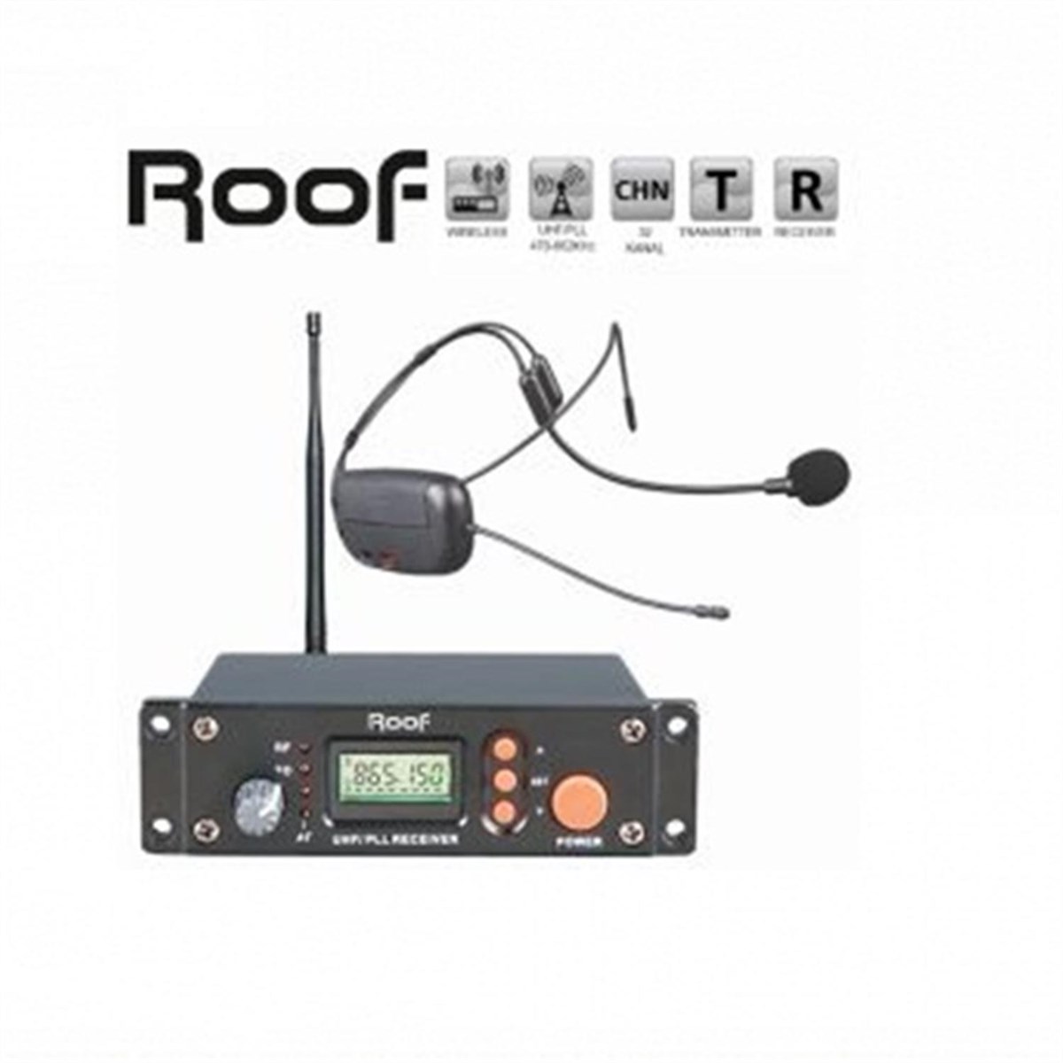 Roof R-8 Headset Kafa Tipi Telsiz Mikrofon