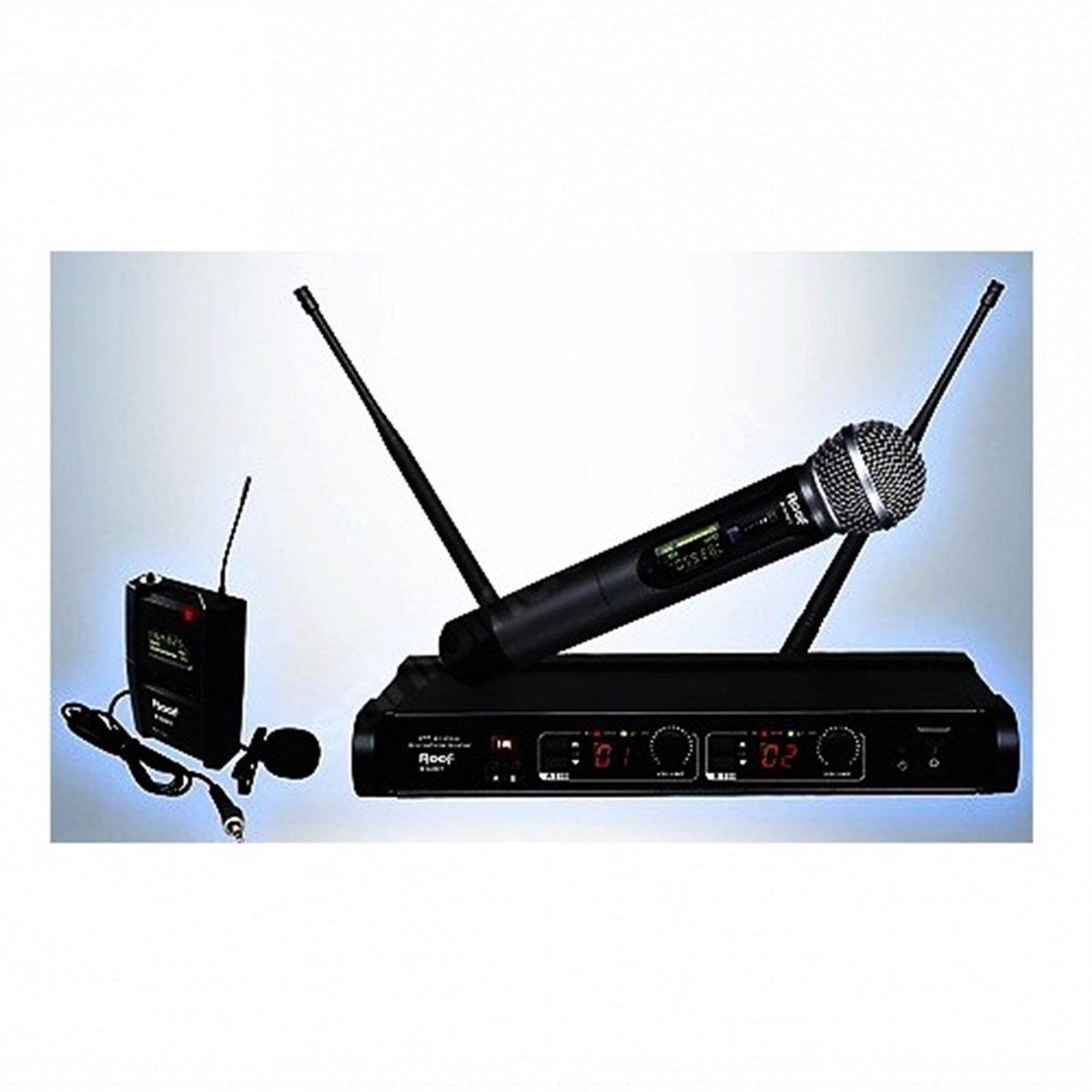 Roof R-920EY EL ve Yaka Tipi Telsiz Kablosuz Mikrofon