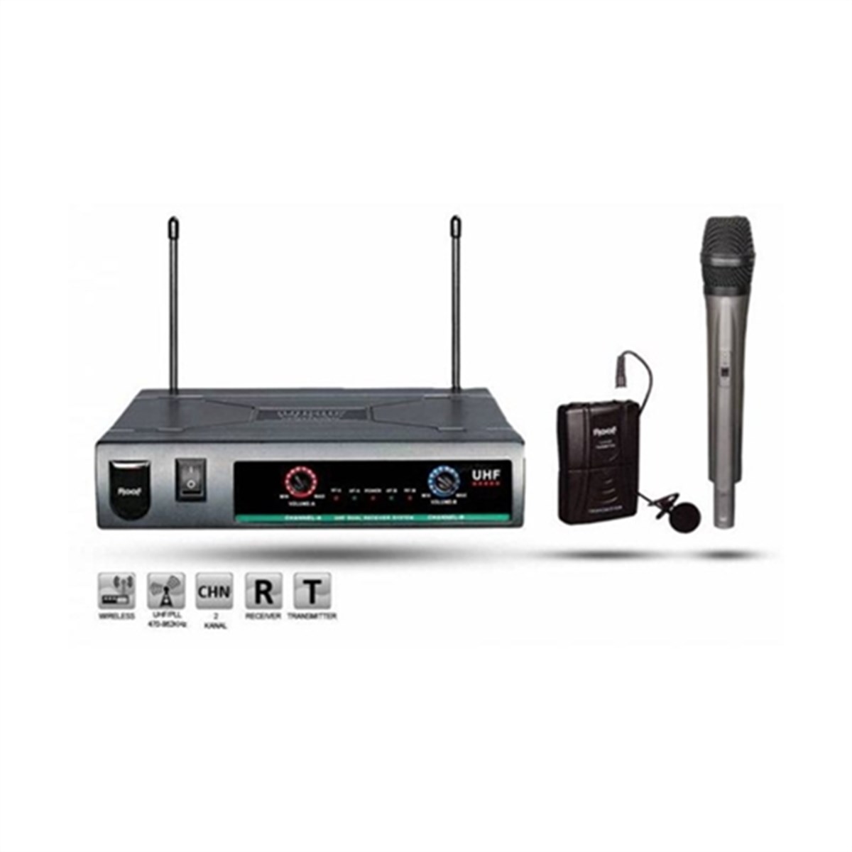 Roof R720EY El ve Yaka Telsiz Kablosuz Mikrofon