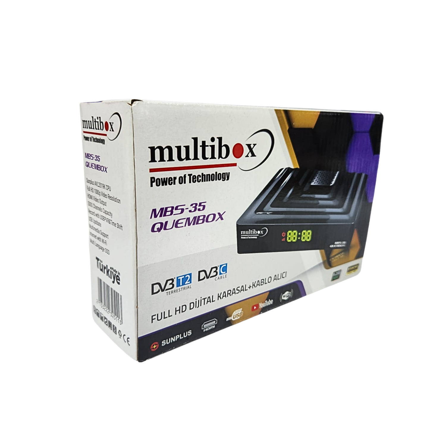 Multibox MBS-35 Full HD Dijital Karasal+Kablo Alıcı