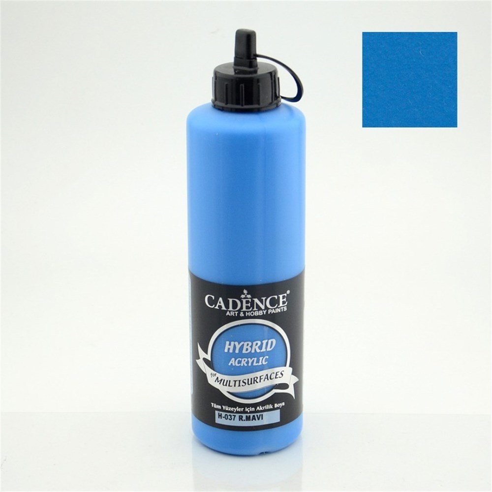 Cadence Hybrid Multisurface Akrilik Boya 500 ml H037 R. Mavi | Karin Art Supplies