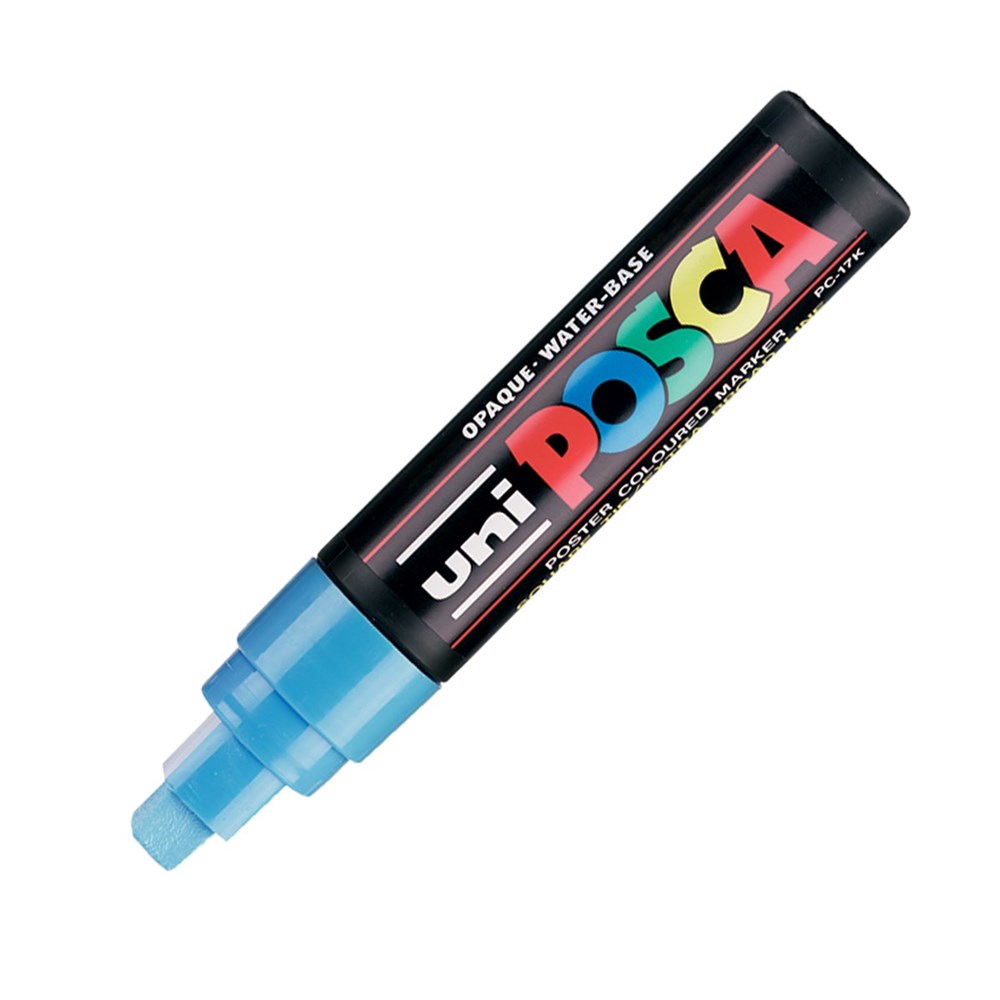 Uni Posca PC-17K Paint Marker 15 mm Kesik Uç Light Blue | Karin Art ...