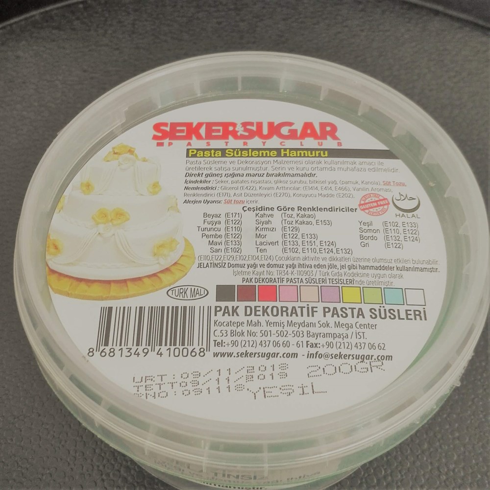 Pasta Vista|Şeker Hamuru 200gr