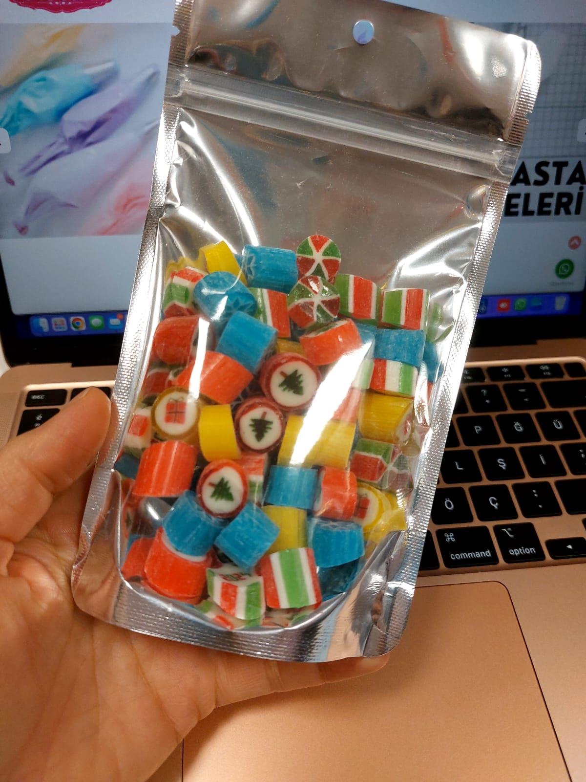 Pasta Vista| Yeniyıl Desenli Akide Şekeri 1kg