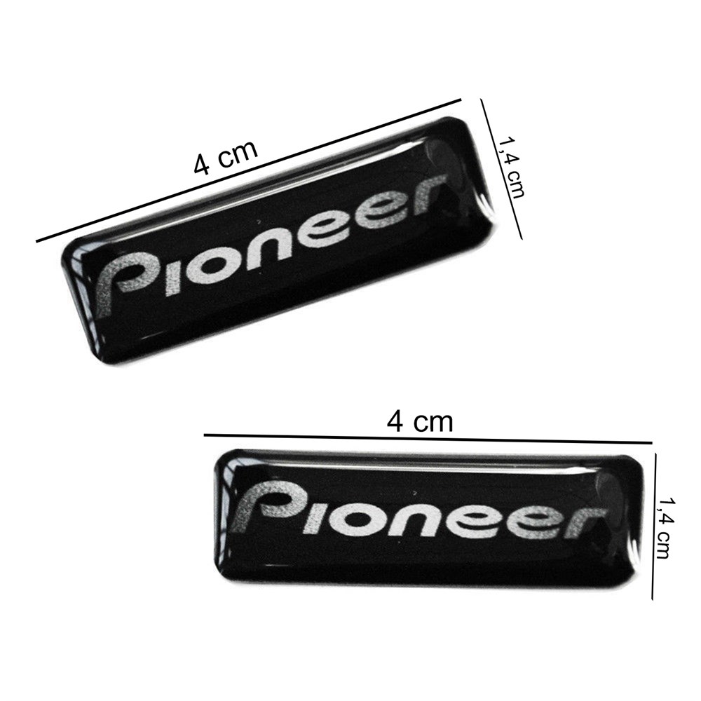 PIONEER 3D STICKER 2 ADET