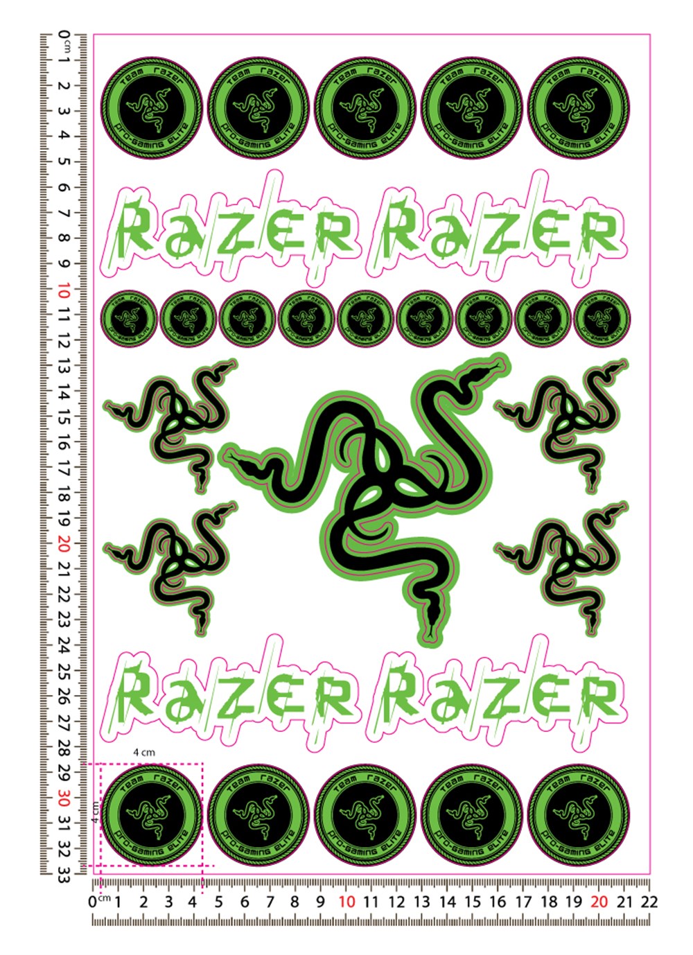 Razer Sticker Set