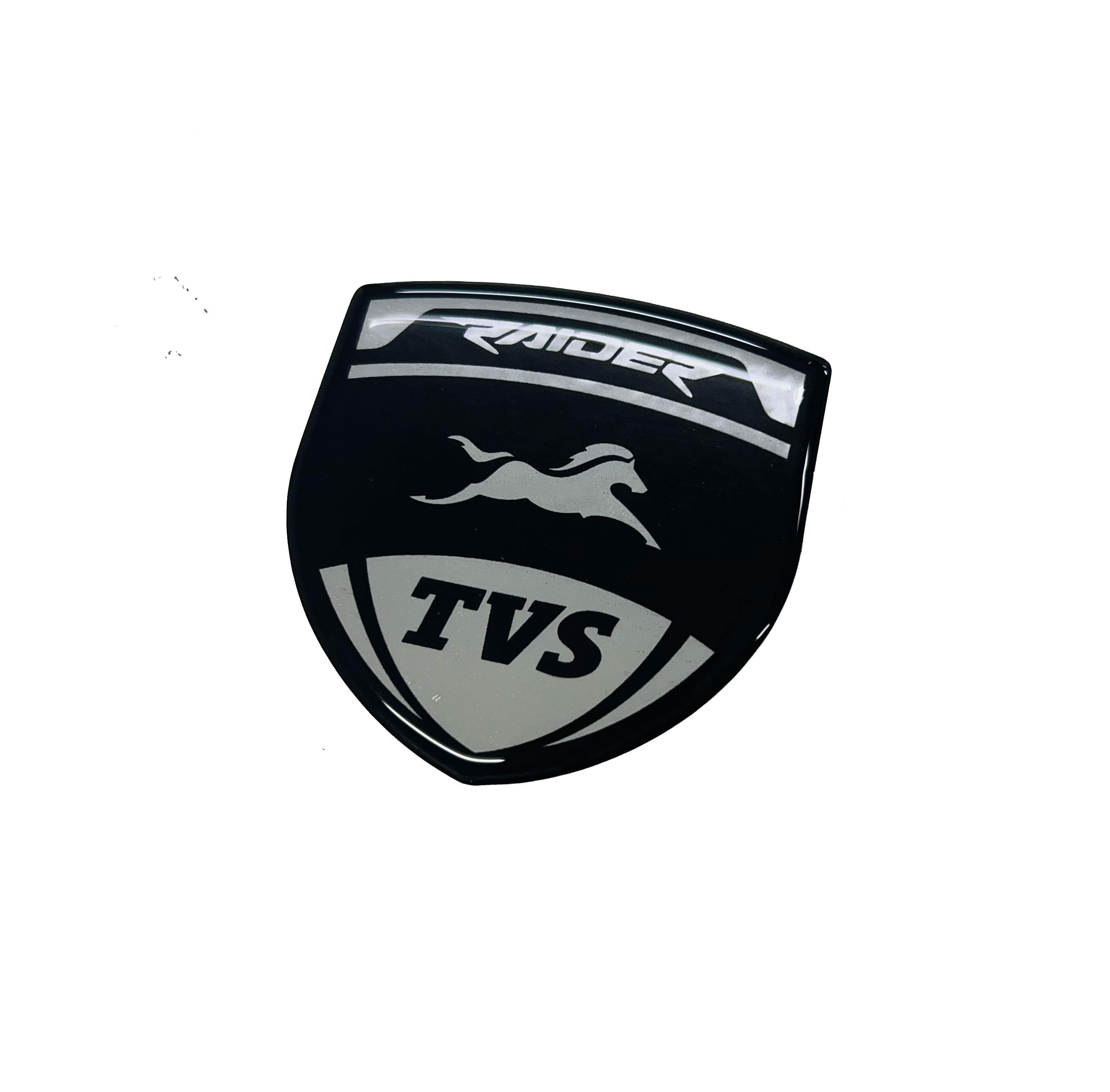 Tvs Raider 3D Gümüş Arma Sticker Redlinegrafik