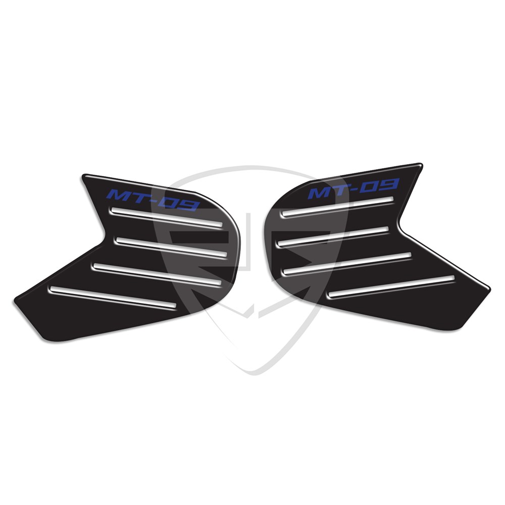 Yamaha MT 09 Tank Pad Depo Kapak Pad Yan Pad Komple Set Mavi Siyah