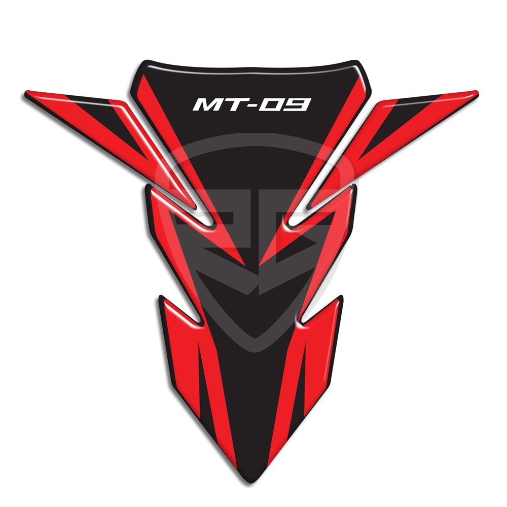 Yamaha MT 09 Tank Pad Kırmızı Siyah