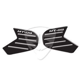 Yamaha MT 09 Tank Pad Depo Kapak Pad Yan Pad Komple Set Beyaz Siyah