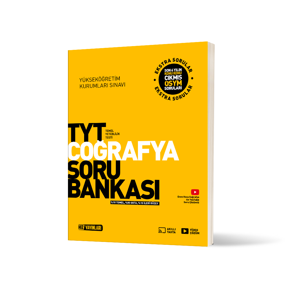 TYT COĞRAFYA SORU BANKASI-HIZ YAYINLARI