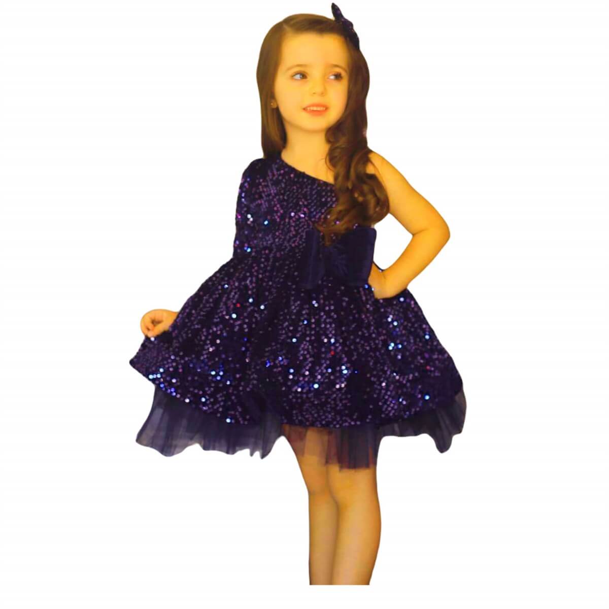Kız Çocuk Pullu Lacivert Abiye Elbise | QuzucukKids.com Kız Çocuk Pullu Lacivert Abiye Elbise | QuzucukKids.com