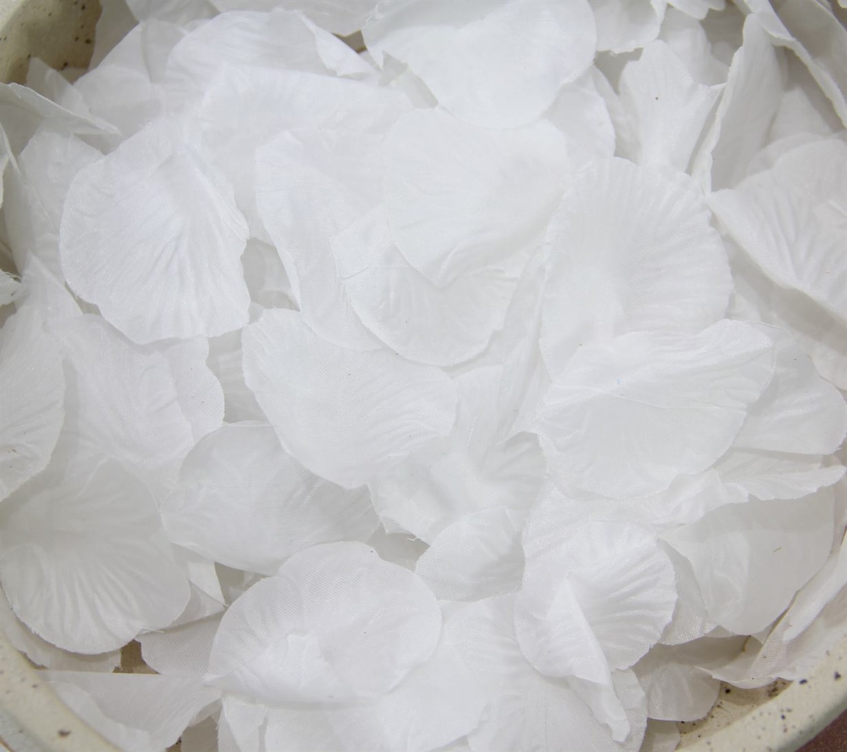 Yapay Gül Yaprağı Paketi Beyaz