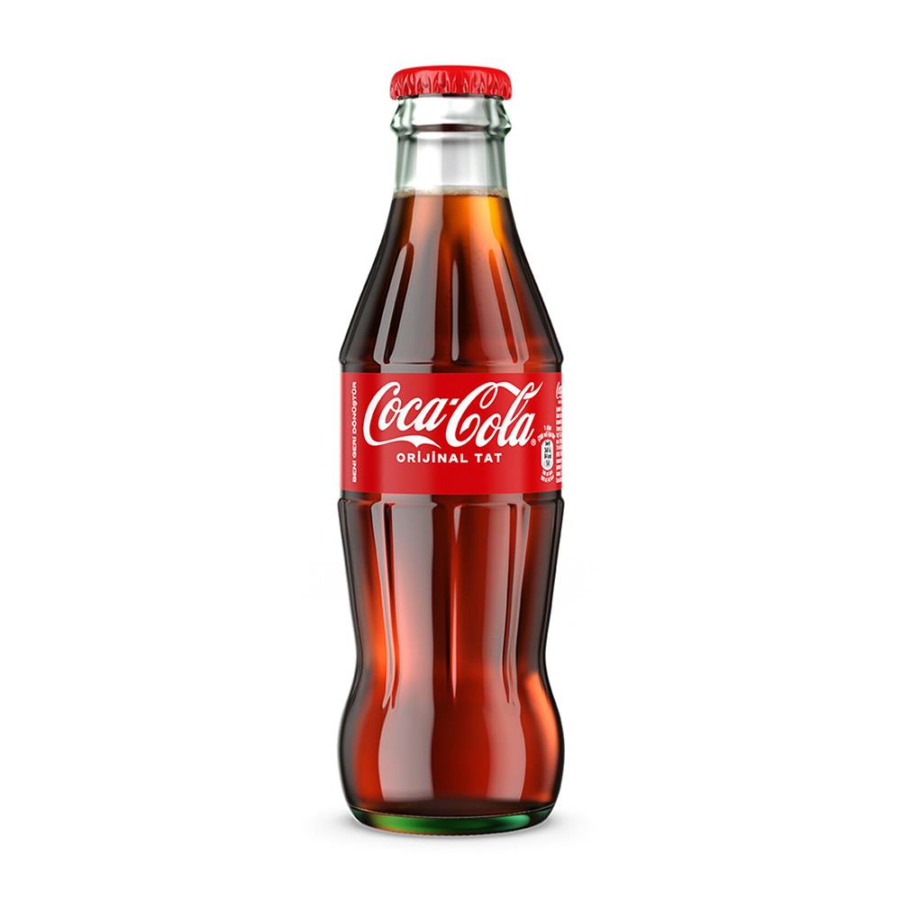 COCA COLA CAM ŞİŞE (DEPOZİTOLU) 200 ML