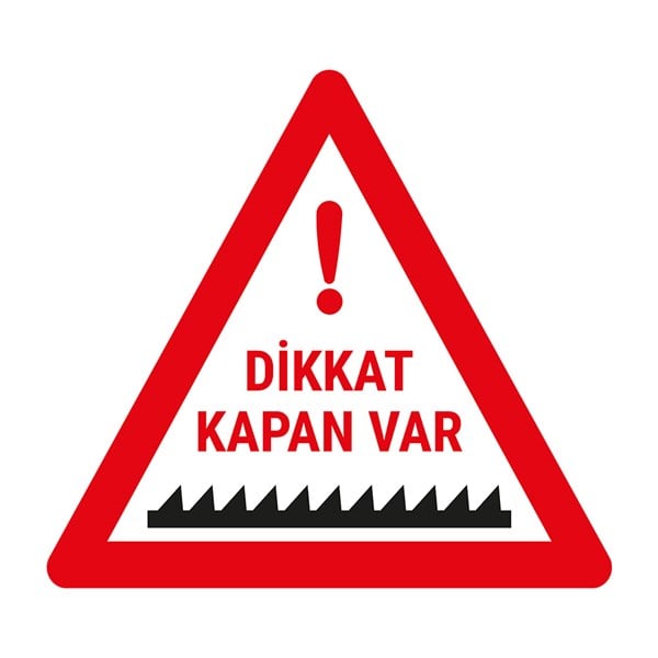Dikkat Kapan Var Levhası T-K1