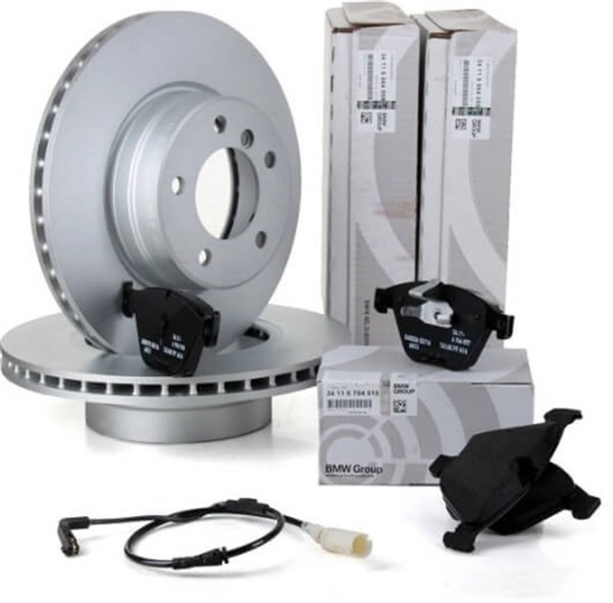 Bmw E60 Kasa 520d Ön Fren Disk Ve Balata Takımı Orjinal 34116864906 ...