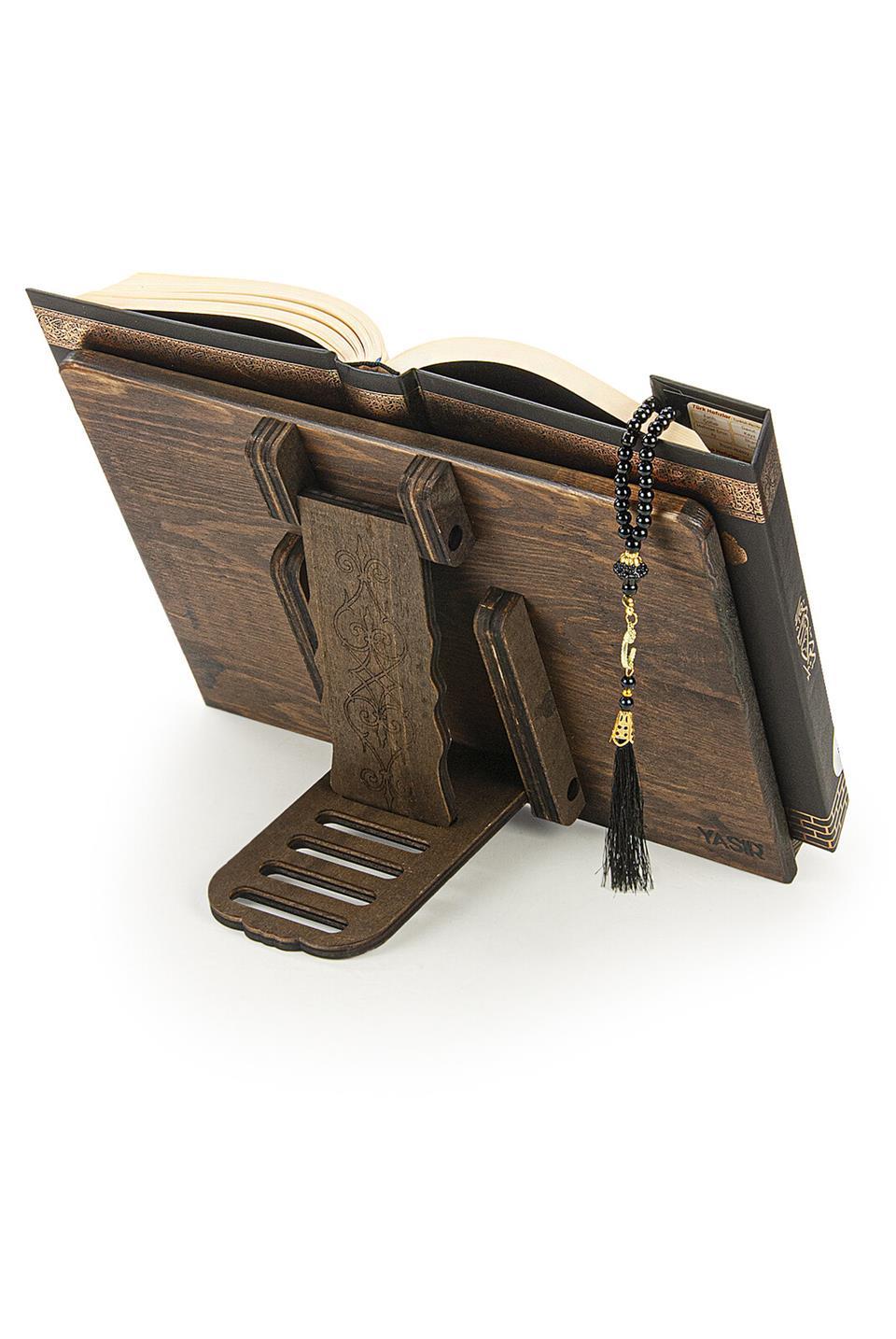 Ahşap Masaüstü Rahle Ayarlanabilir Kademeli Kitap Okuma Standı Kabeli ...