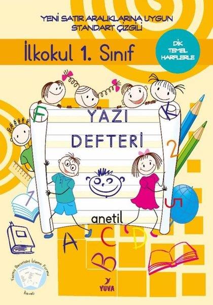 İlkokul 1. Sınıf Yazı Defteri Standart Çizgili Küçük - Dik Temel ...