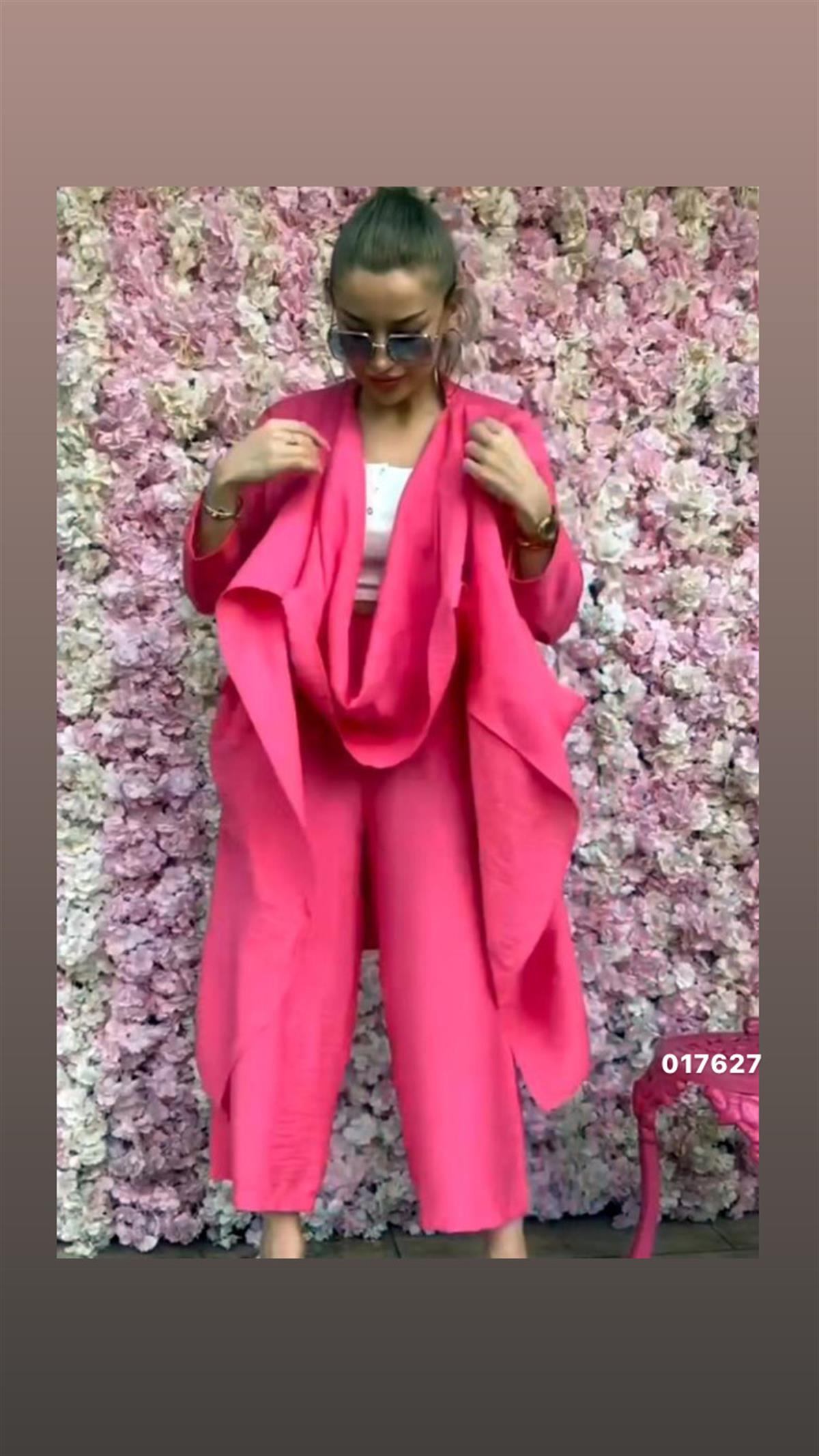 PEMBE Ağaç kabuğu keten kumaş özel tasarım ikili takım