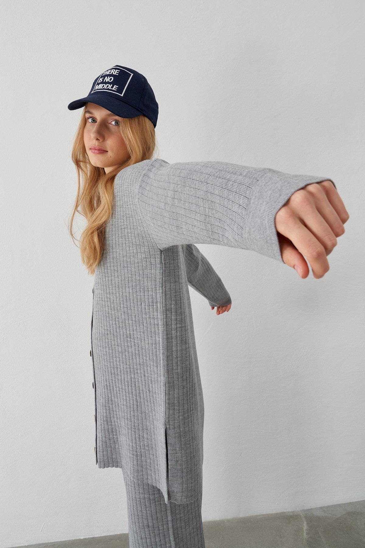 Jenny Wicked Knitwear Suit - Grey