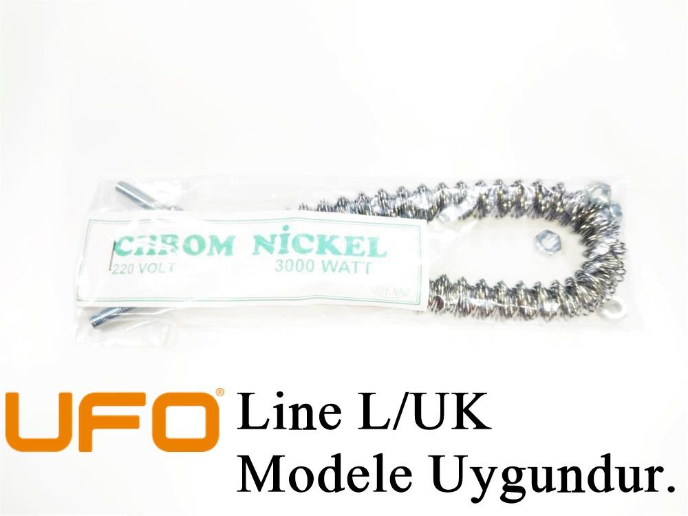 UFO Line L-UK Uyumlu 3000W İnfrared Soba Isıtıcı Rezistans Teli (Yatay)