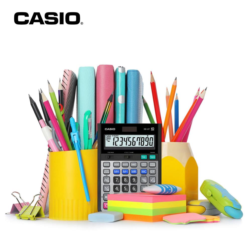 Casio DS-1JT 10 Haneli Masaüstü Hesap Makinesi Casio DS-1JT 10 Haneli Masaüstü Hesap Makinesi
