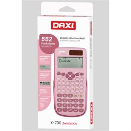 Daxi X-700 552 Fonksiyonlu Bilimsel Hesap Makinesi Pembe