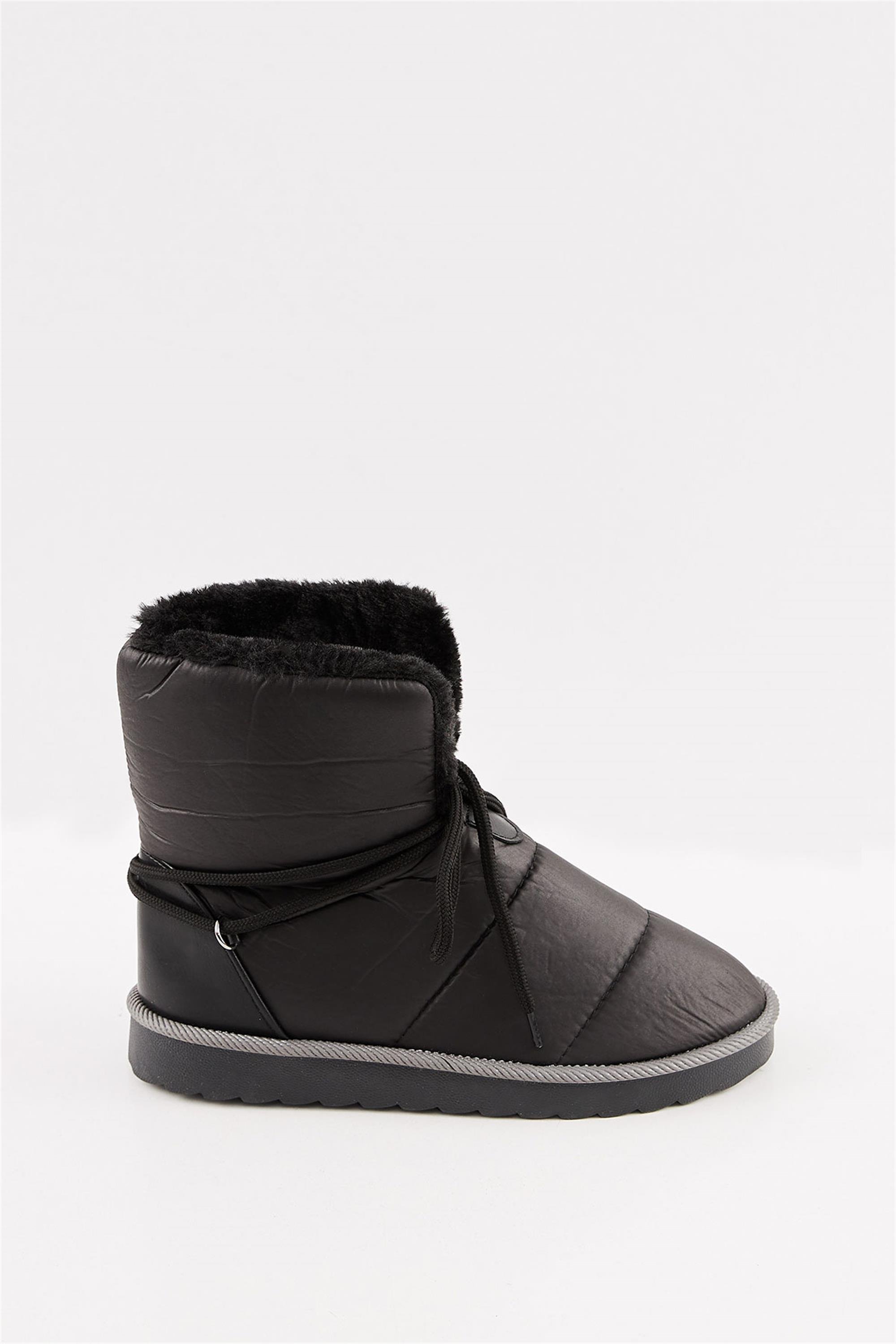 Siyan Siyah İçi Yünlü İpli Bot