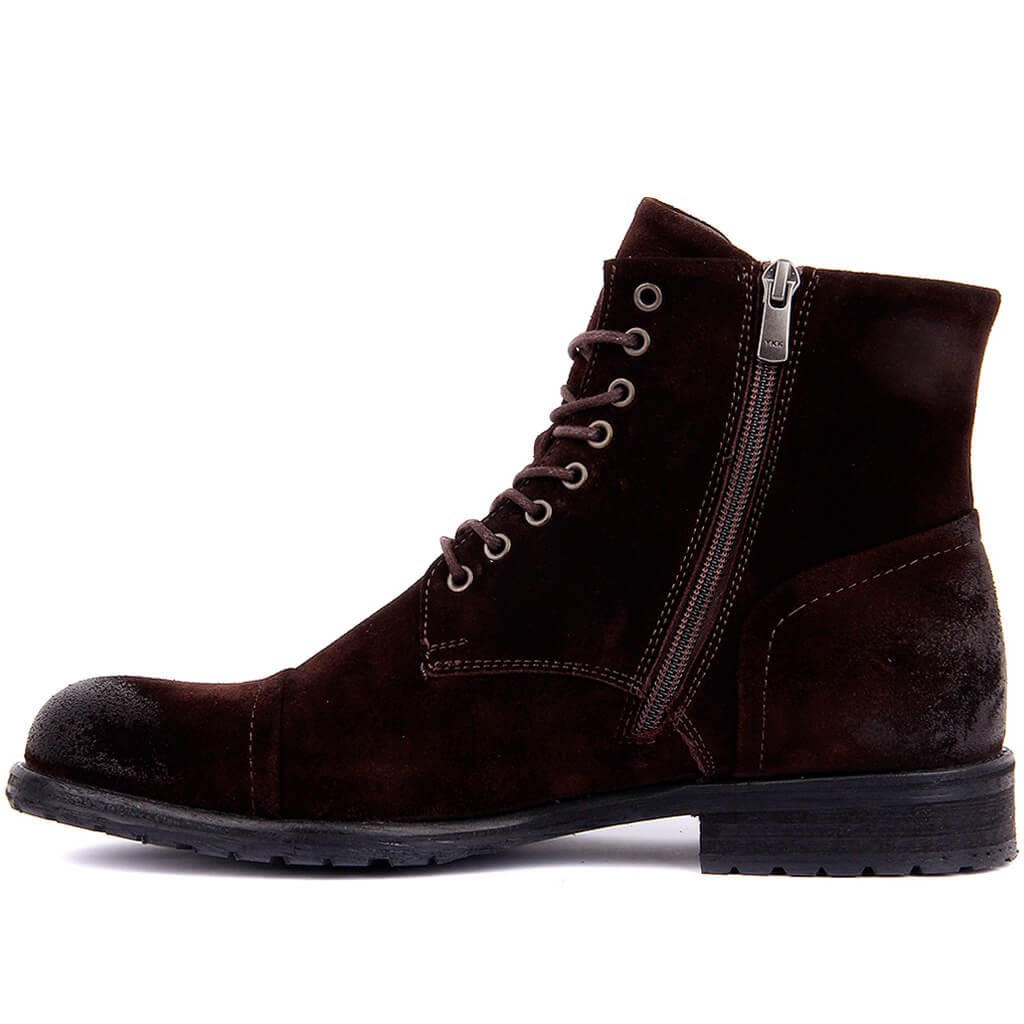 Brown Suede Men's Boots
