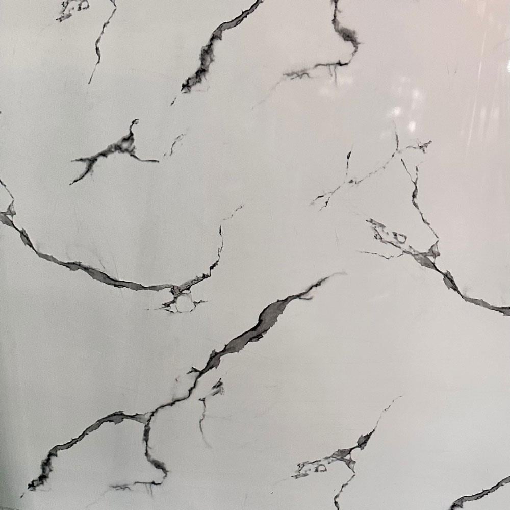 Beyaz Mermer Desenli Pvc Duvar Paneli 122*280cm - Dekonil