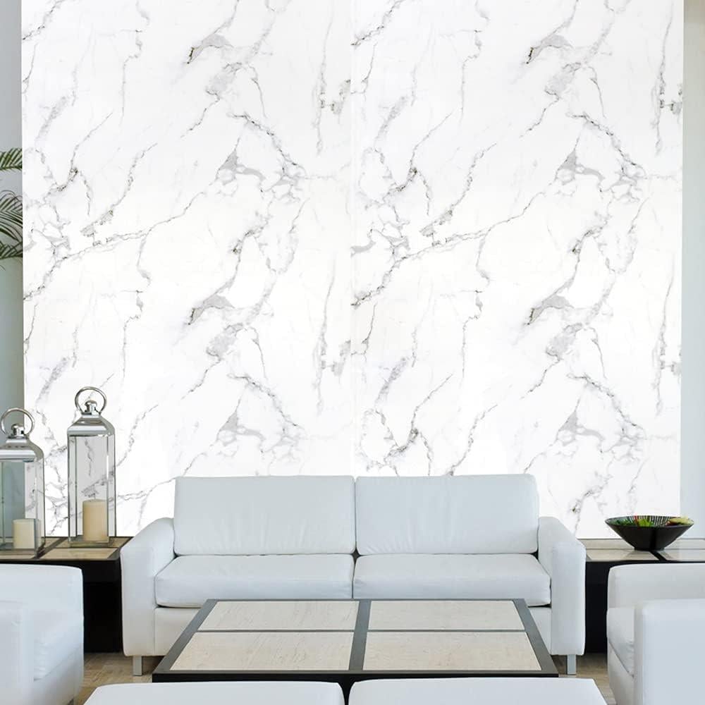 Bianco Carrara Mermer Desenli Pvc Duvar Paneli 60*120cm | Dekonil