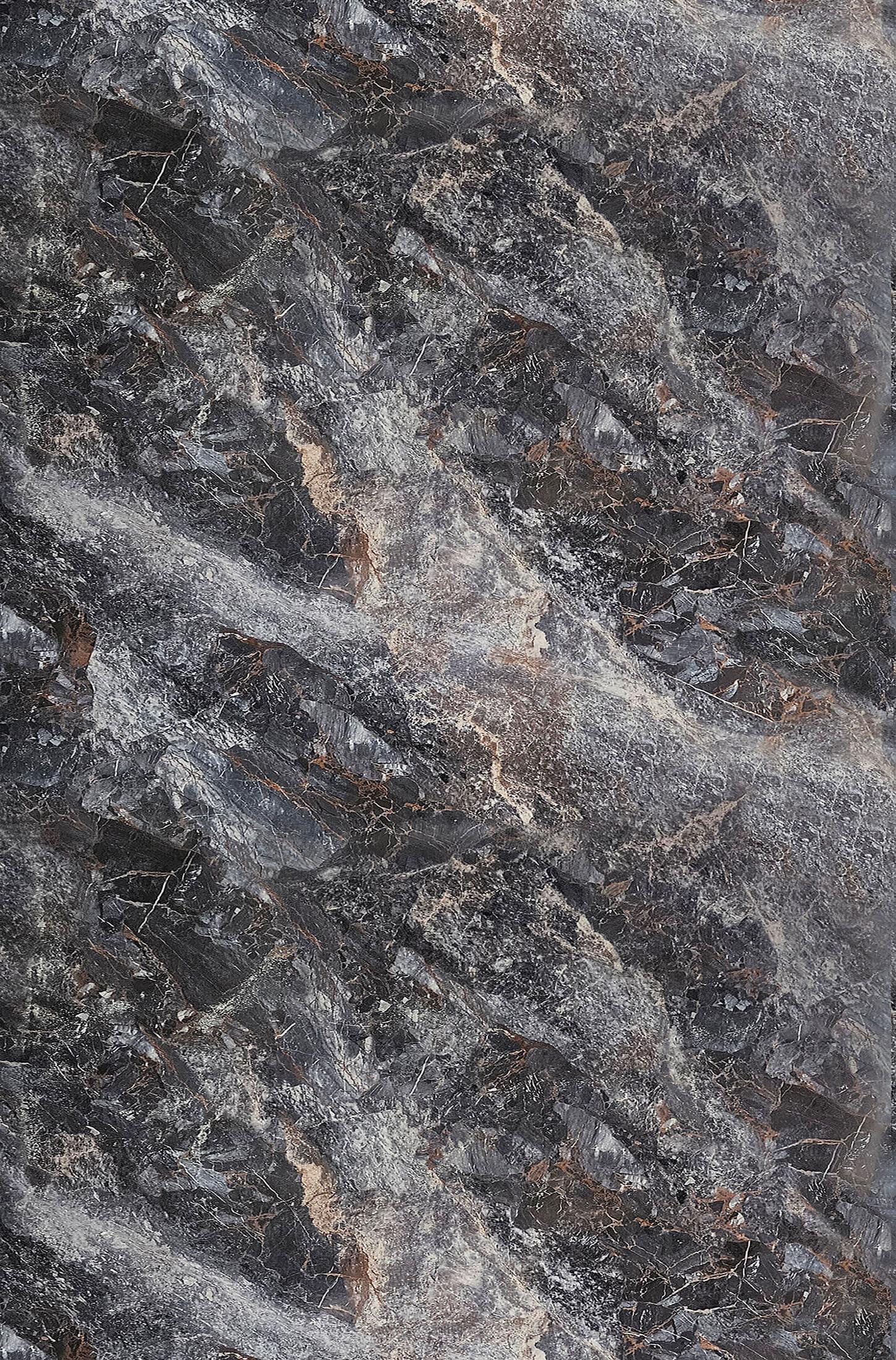 Black White Grey Mermer Desenli Pvc Duvar Paneli 122*244cm - Dekonil