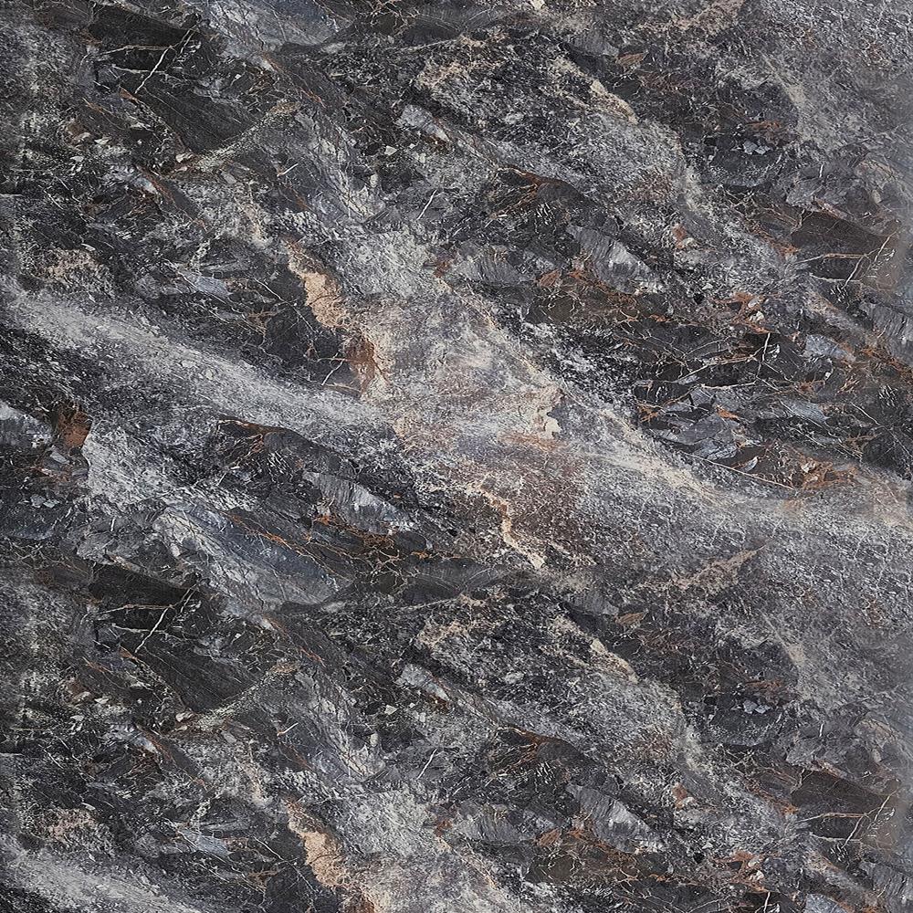 Black White Grey Mermer Desenli Pvc Duvar Paneli 122*244cm | Dekonil