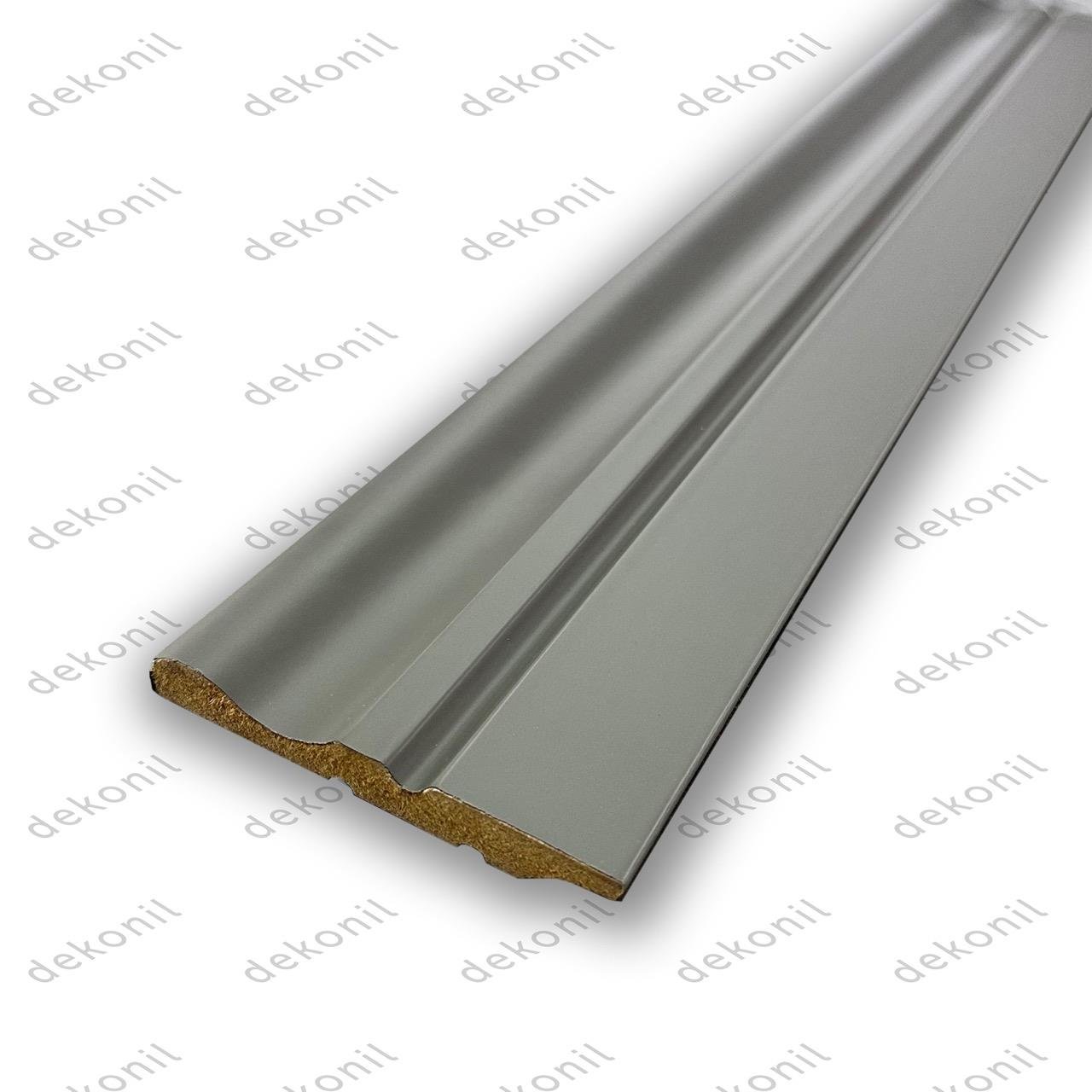 Vanessa MDF Süpürgelik Antrasit 10 cm - Dekonil