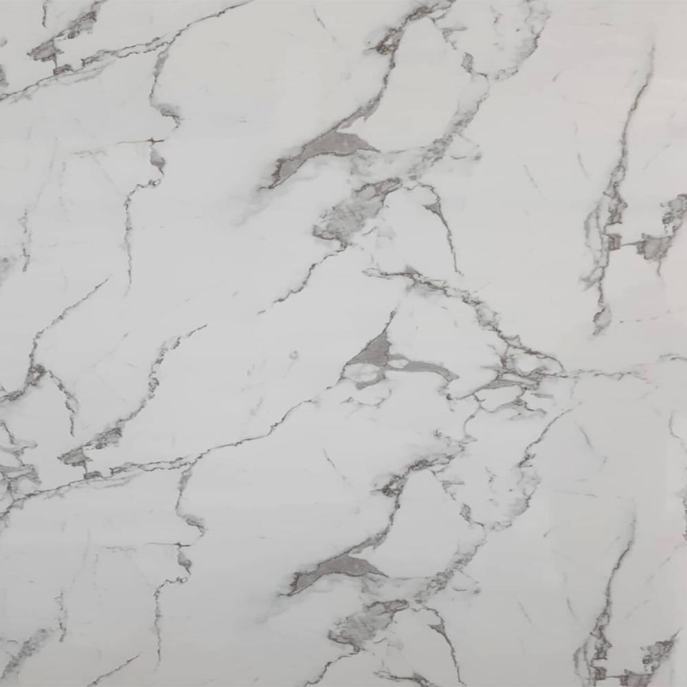 White Mermer Desenli Pvc Duvar Paneli 122*244cm | Dekonil
