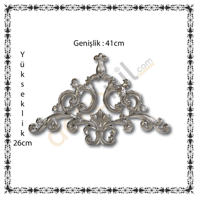 Ceiling and Wall Silver Motif 10*65cm l Dekonil