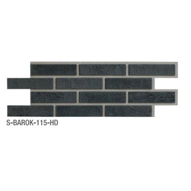 Dekonil Antrasit Gri Tuğla HD Duvar Paneli Antrasit Gri 25*77 cm - Dekonil