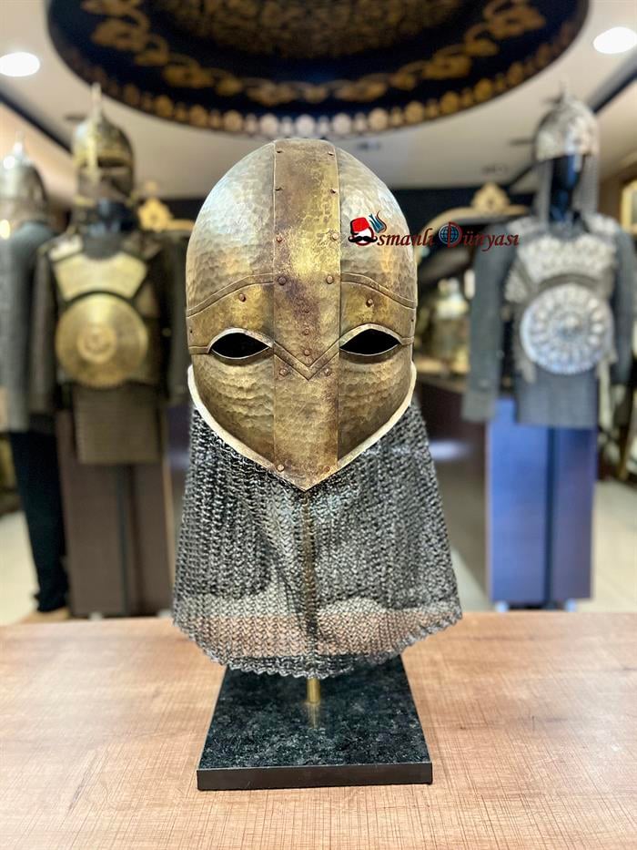 Bizans Dönemi Tarihi Hediyelik Eşya - El Yapımı Bizans Miğferi